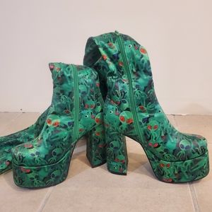 Dolls Kill | Shoes | Dolls Kill Alien Thigh High Boots | Poshmark